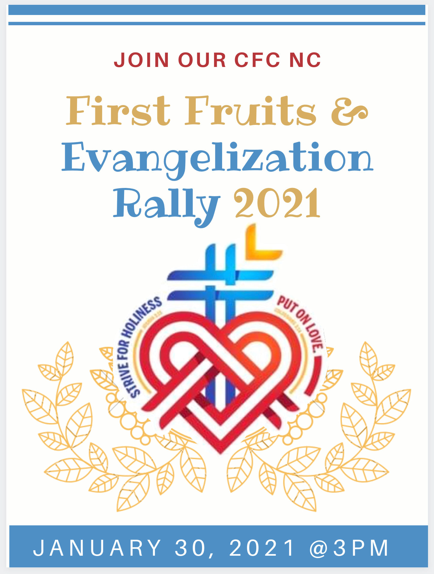 CFC-NC First Fruits and Evangelization Area Assembly 2021